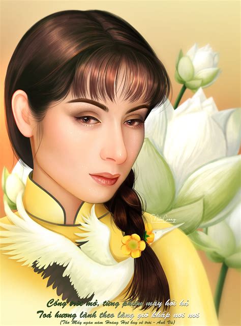 Phi Nhung Portrait The Vietnamese Singer Fan Art Nekocuong