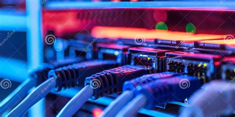 Modern Data Center With Highspeed Network For Efficient Operations And Seamless Communication