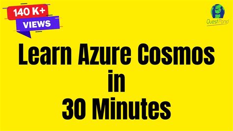 Azure Cosmos Db Tutorial Azure Cosmos Db Tutorial For Beginners Cosmos Db In Azure Youtube