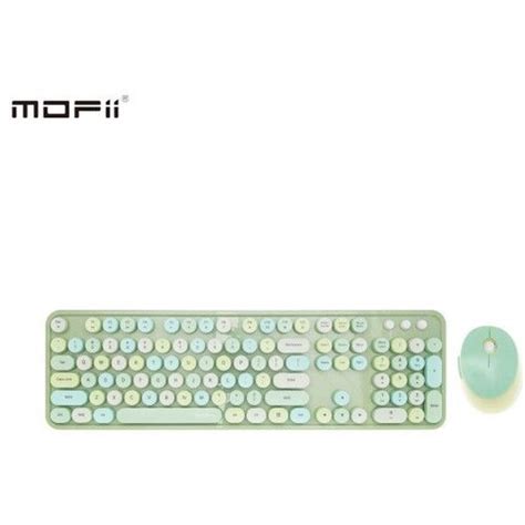 Mofii Wl Sweet Retro Set Tastatura I Miš U Zelenoj Boji