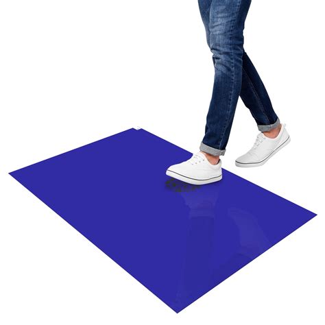 10pcs Cleanroom Sticky Floor Mats 24 X 36 Polyethylene Tacky Mats
