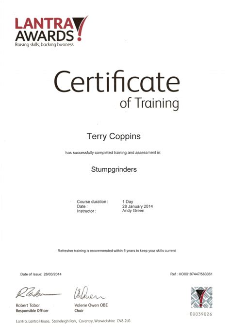 Qualifications Insurances Southend T H Tree Services Southend