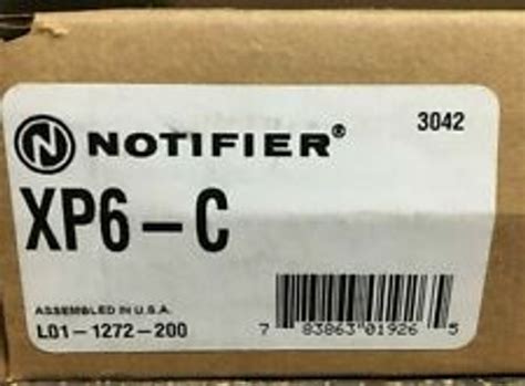 Honeywell Notifier Xp6 C Six Circuit Supervised Control Module Board