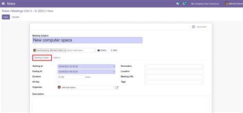 Odoo 15 Notes Module Odoo V15 Community Edition Book
