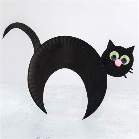 Halloween Cat Crafts Black Cat Pop Up Card For Halloween Easy Crafts