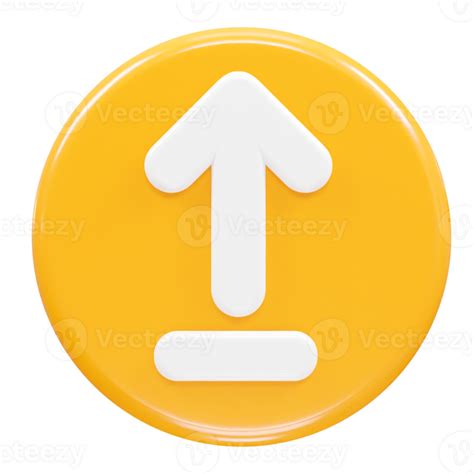 Upload Icon 3d Rendering Illustration Element 33158044 Png