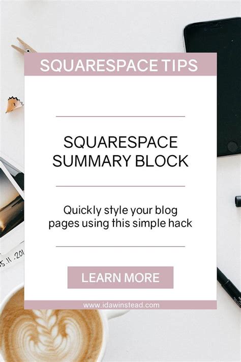 The Power Of Squarespace Summary Block