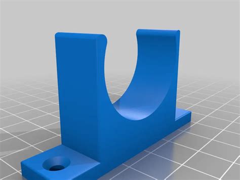 Parametric Pipe Clamp Mount By Alfredopalhares Download Free Stl