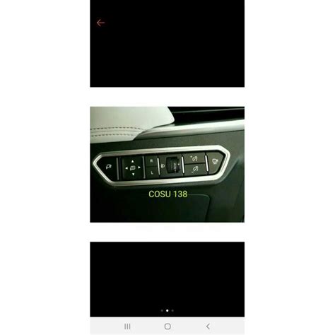 Jual Frame Silver Tombol Panel Lampu Depan Wuling Almaz Shopee Indonesia