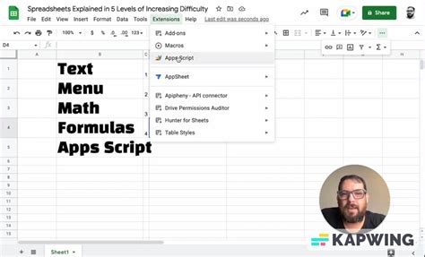 Spreadsheets Explained 5 Levels Of Difficulty From Basic Text Input