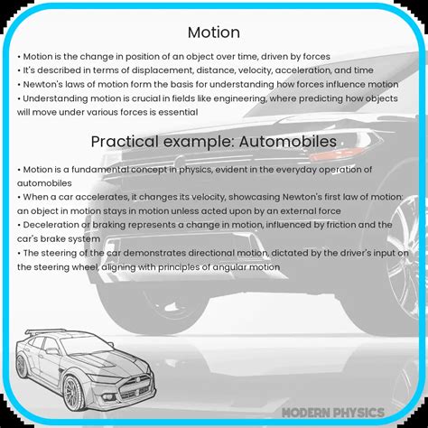 Motion In Kinematics Understanding Analysis Application