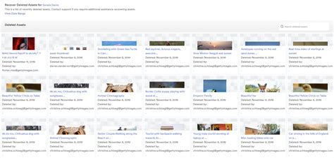 Delete Assets Getty Images Media Manager