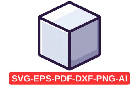Cube Vector Svg Clipart Print Art Png Graphic By Artful Assetsy
