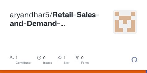 Github Aryandhar5 Retail Sales And Demand Forecasting System
