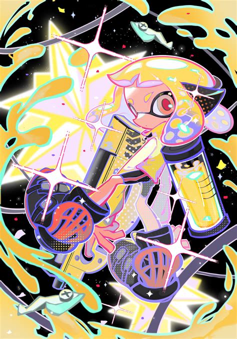Inkling Player Character Inkling Girl And Agent 4 Splatoon And 1 More Drawn By Xiaoyunatie