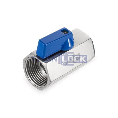 Шаровый кран мини ВР-ВР, резьба BSP 3/4", нерж. сталь, TL3/4MBV-FF ...