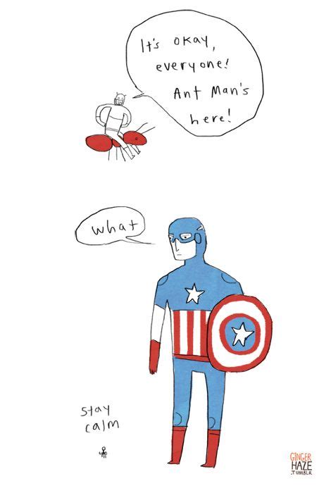 Ant Man And Captan America Comic By Gingerhaze Avengers Comics