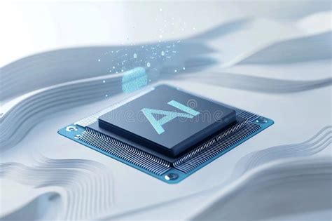 Artificial Intelligence Chip Generating Digital Brain Made Of Particles