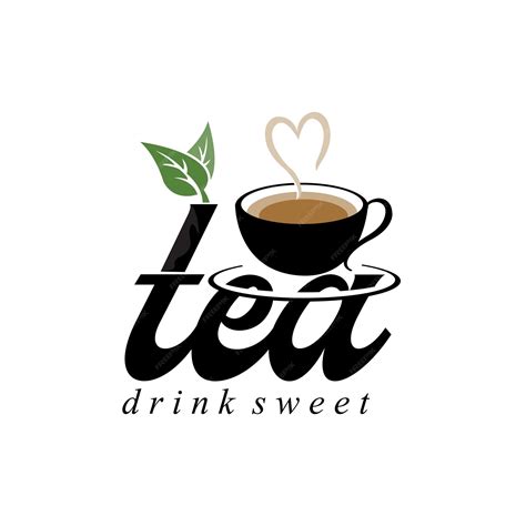 Premium Vector Tea Logo Design Vector Drink Icon From Green Leaves