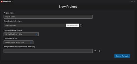 创建 Esp Idf 项目 — Esp Idf Extension For Vscode Latest 文档