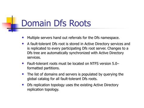 ppt introduction to dfs powerpoint presentation free download id