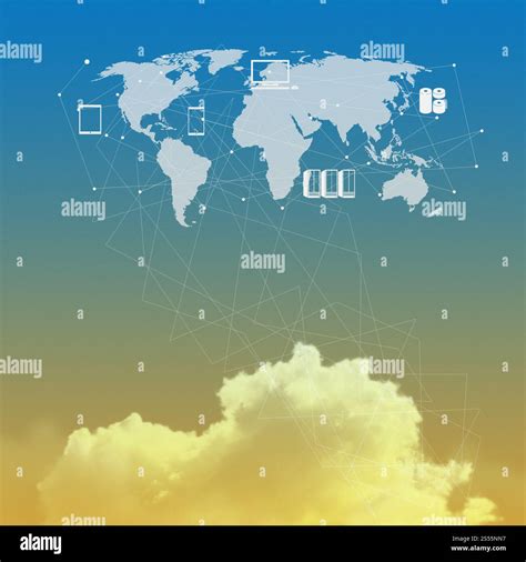 Cloud Network Idea As Concept Stock Photo Alamy