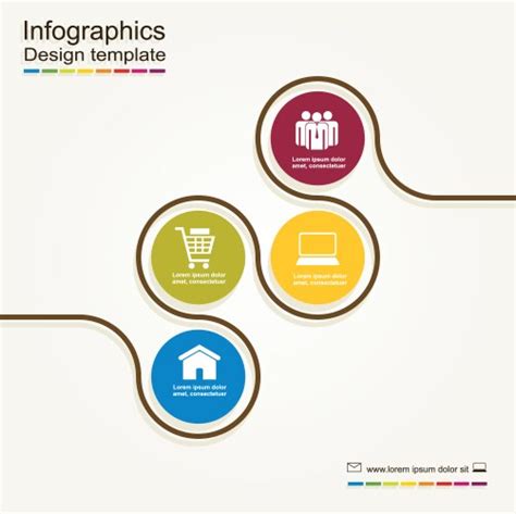 Eisenhower Matrix Template Infographic Concept Vector Image