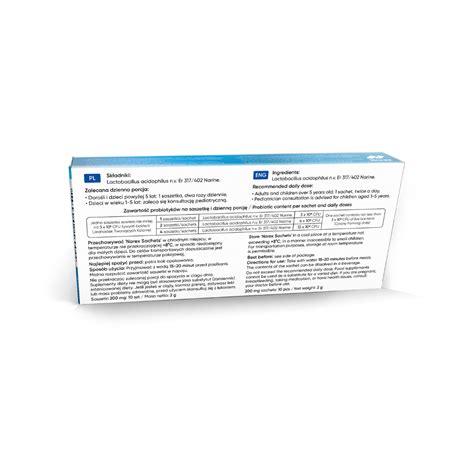 Probiotyk Narine • Narex Sachets • 10 Saszetek • Narex