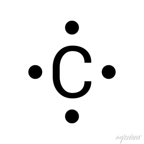 Lewis Dot Structure Of Carbon Posters For The Wall • Posters Valencia Teaching Symbol