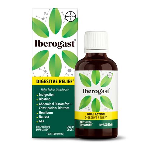 Iberogast Liquid Drops For Digestive Relief Calming Bloating Gas And