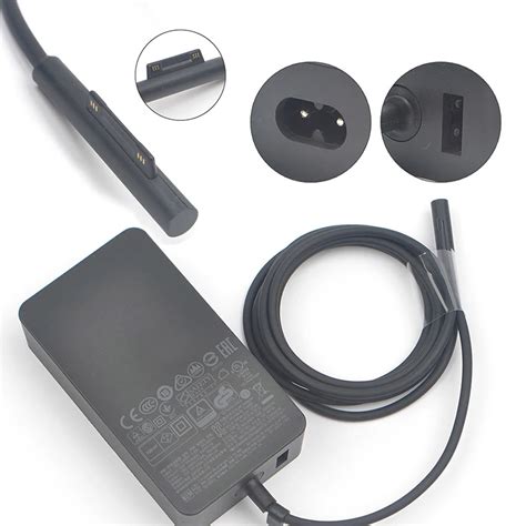 W V A Eu Plug For Microsoft Surface Pro Surface Book Replacement Adapter Power Supply