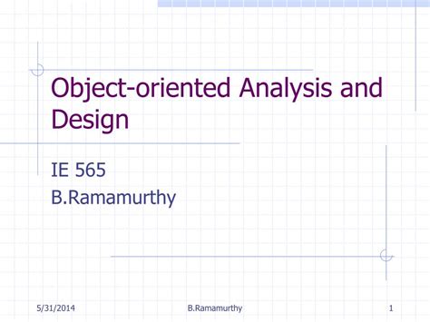 Ppt Object Oriented Analysis And Design Powerpoint Presentation Free Download Id487868