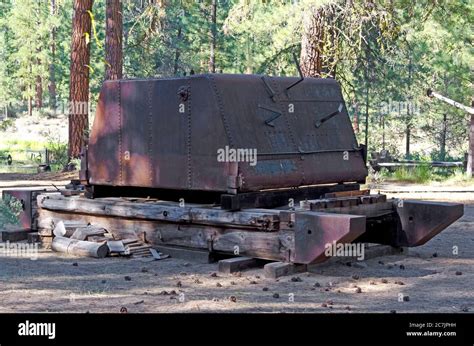 Machines Used In Logging At The Logging Museum In Collier Memorial