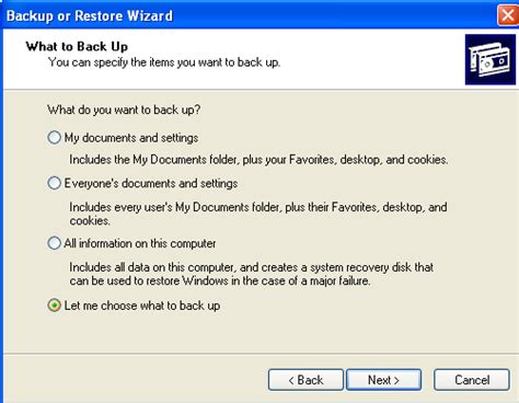 Restore Corrupt XP Backup Create An XP Backup XP Backup Recovery