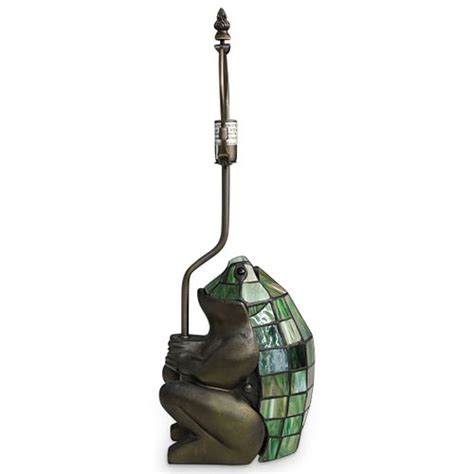 Tiffany Style Stained Glass Frog Lamp Sold At Auction On 10th August