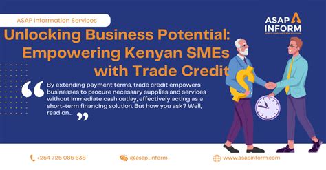 Unlocking Business Potential Empowering Kenyan Smes With Trade Credit