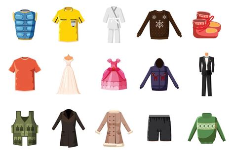 Cartoon Clothes Vector Art Icons And Graphics For Free Download
