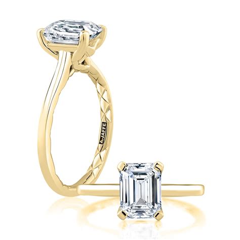 Quilted Solitaire Engagement Ring Genesis Diamonds