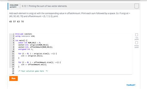 Solved Challenge Activity 5121 Printing The Sum Of Two