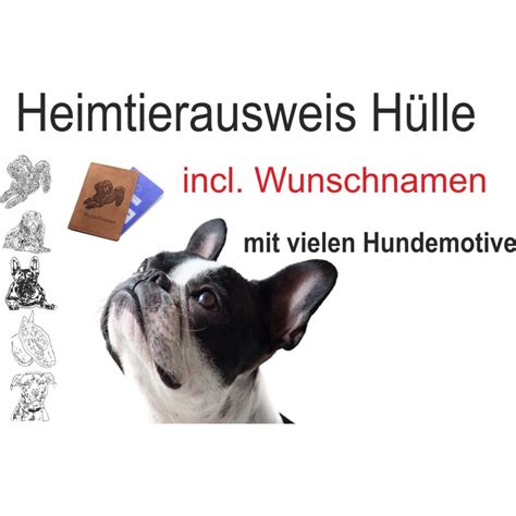 Eu Heimtierausweis Hülle Impfpasshülle Impfpass Hund Mot