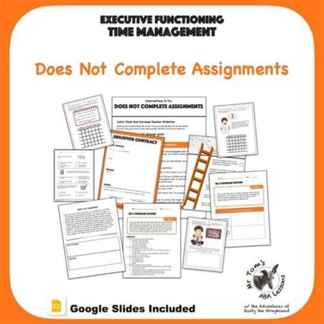 Does Not Complete Assignments Executive Functioning Pbis Tpt