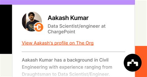 Aakash Kumar Data Scientist Engineer At Chargepoint The Org