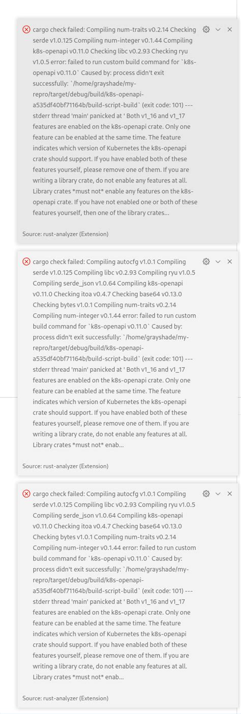 Cargo Powered Diagnostics Fail Silently When A Dependency Fails To
