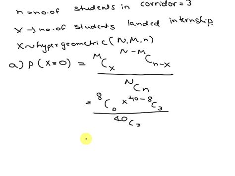 Solved Investigate How To Compute Hypergeometric Probabilities In Excel In The Context Of An