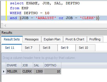 SQL Basics With Toad Data Point
