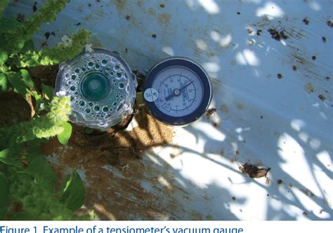 Figure 1 From Using Tensiometers For Vegetable Irrigation Scheduling In Miami Dade County