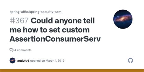 Could Anyone Tell Me How To Set Custom Assertionconsumerserviceurl