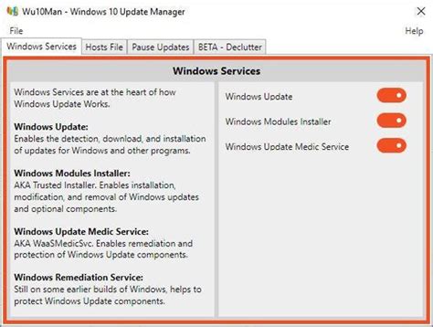 دانلود نرم افزار Wu10man Windows 10 Update Manager V4 2 0 دانلود فارسی