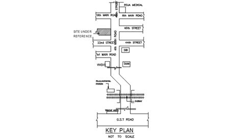 Key Plan DWG File CADBULL