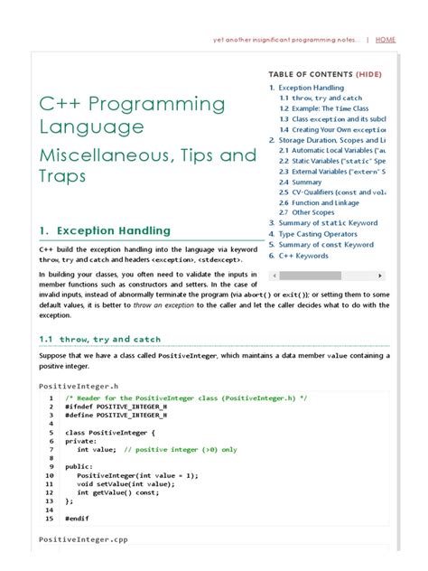 Examples On Classes And Objects Pdf Scope Computer Science Variable Computer Science